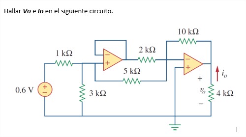 Solved Hallar Vo e Io ﻿en el siguiente circuito. | Chegg.com