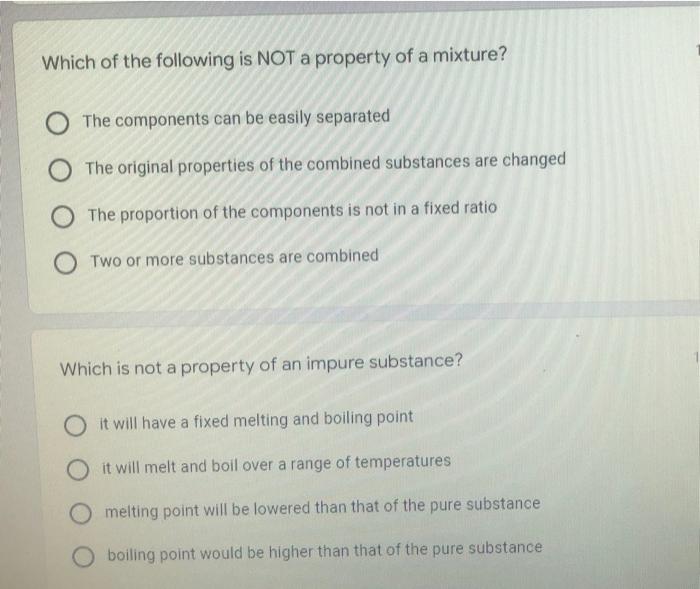 Solved What type of mixture is milk? solution suspension | Chegg.com