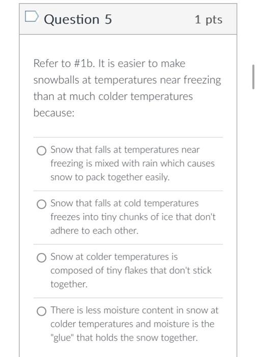 Solved Question 1 1 pts Refer to \#1a. Profile 1 would | Chegg.com