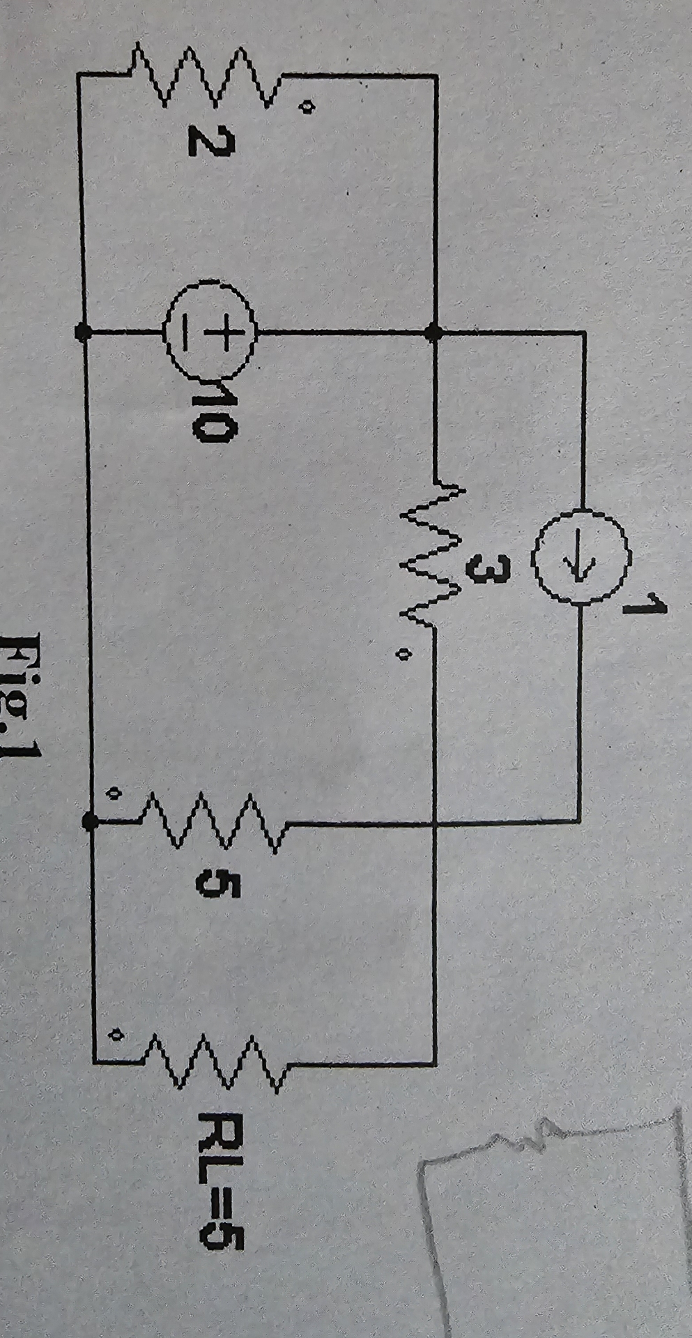 Solved Find current through RL ﻿using Thevenin's Theorem for | Chegg.com