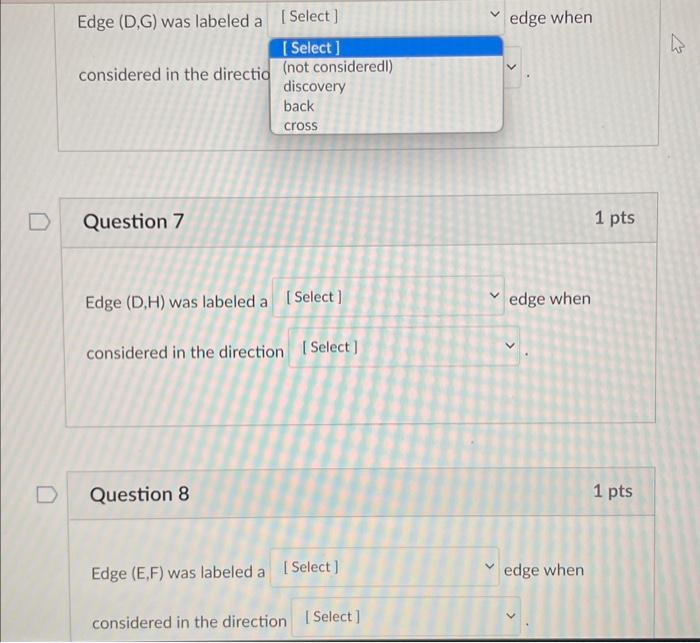 Solved In this problem, you are asked to perform depth-first | Chegg.com