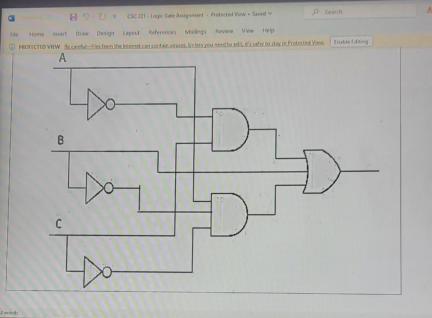 Solved File Home Insert Draw Design Layout References | Chegg.com
