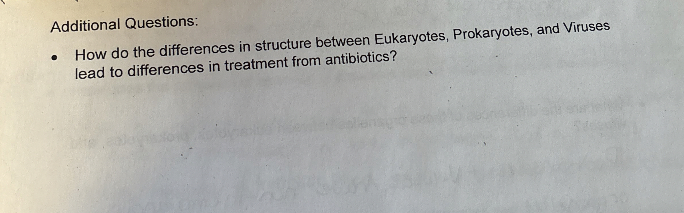Solved Additional Questions:How do the differences in | Chegg.com