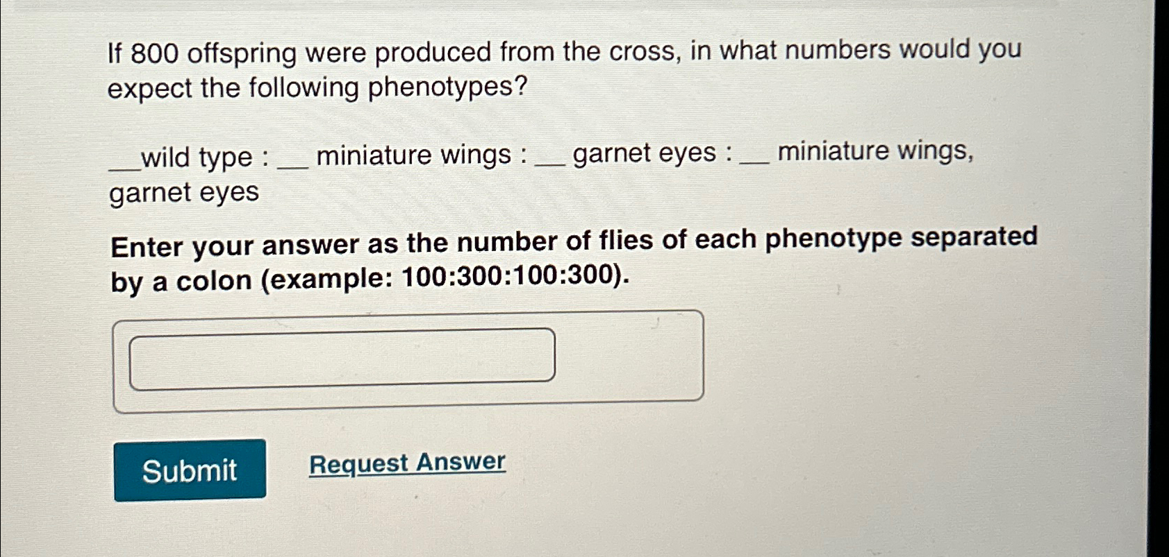 Solved If 800 ﻿offspring were produced from the cross, in | Chegg.com