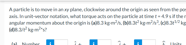 High Quality SOLUTION "#A particle is to ﻿move in an xy ﻿plane, clockwise | Chegg.com