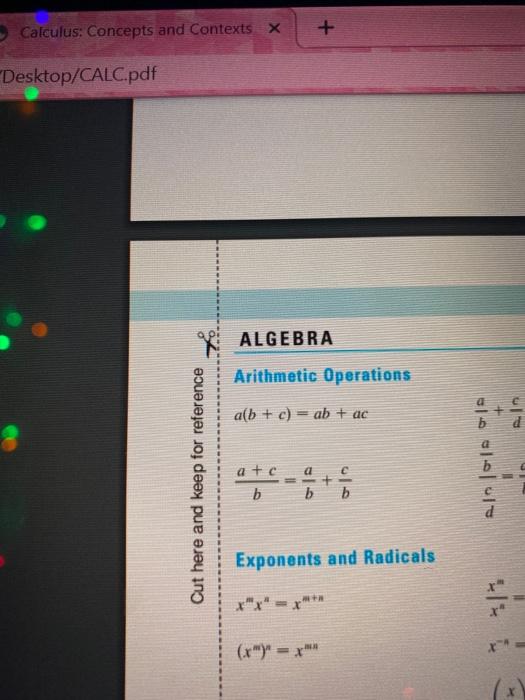 Solved Calculus: Concepts and Contexts x + Desktop/CALC.pdf | Chegg.com