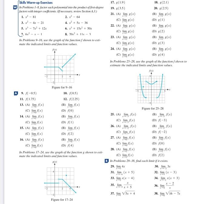 Solved Skills Warm-up Exercises 17. g(1.9) 18. g(2,1) W In | Chegg.com