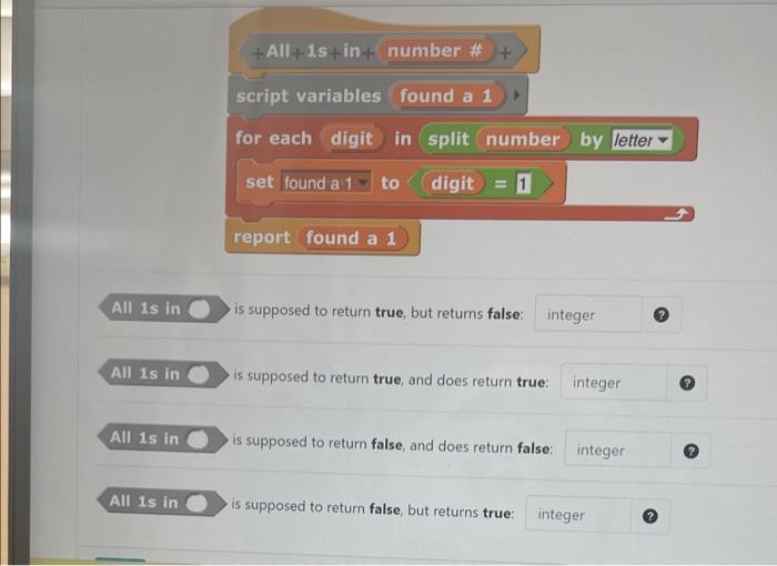 Solved is supposed to return true, but returns false: is | Chegg.com