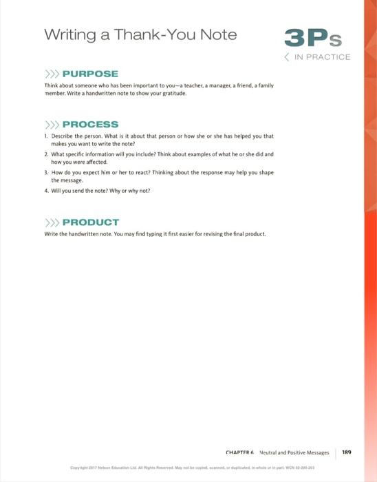 Read Newman Chapter 6. Review The 3Ps in Action | Chegg.com