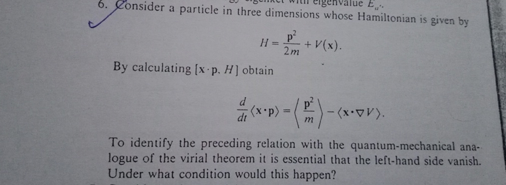 Solved Consider a particle in three dimensions whose | Chegg.com
