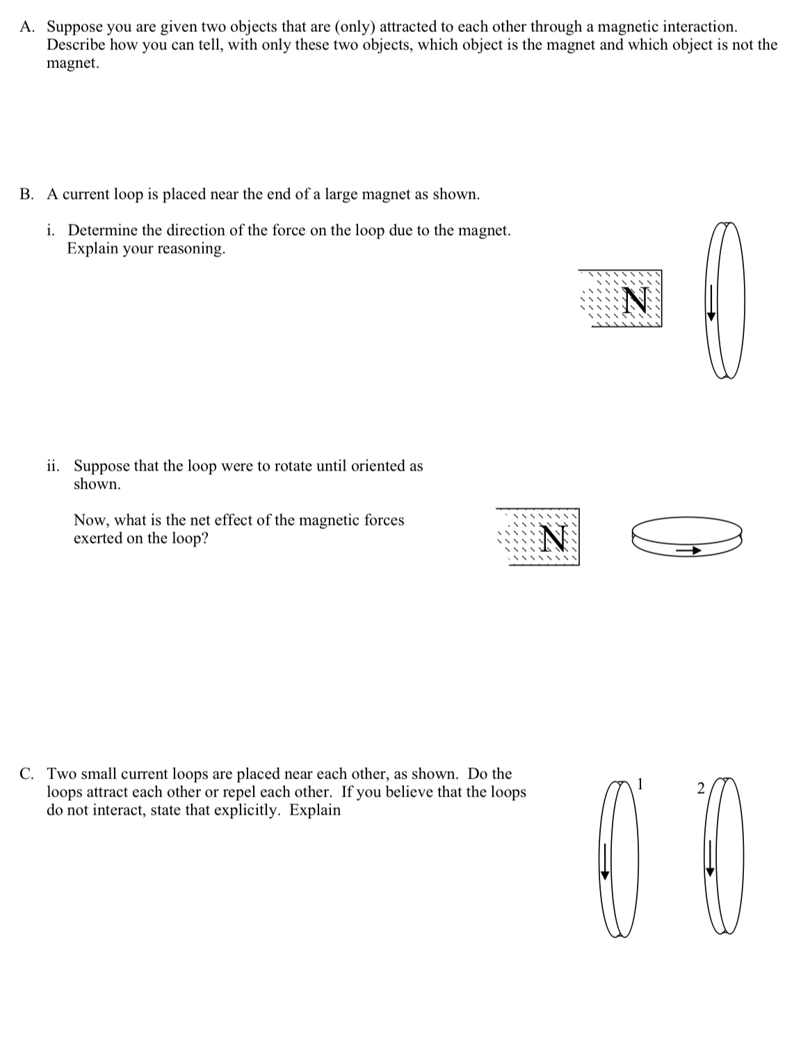Solved A. ﻿Suppose you are given two objects that are (only) | Chegg.com