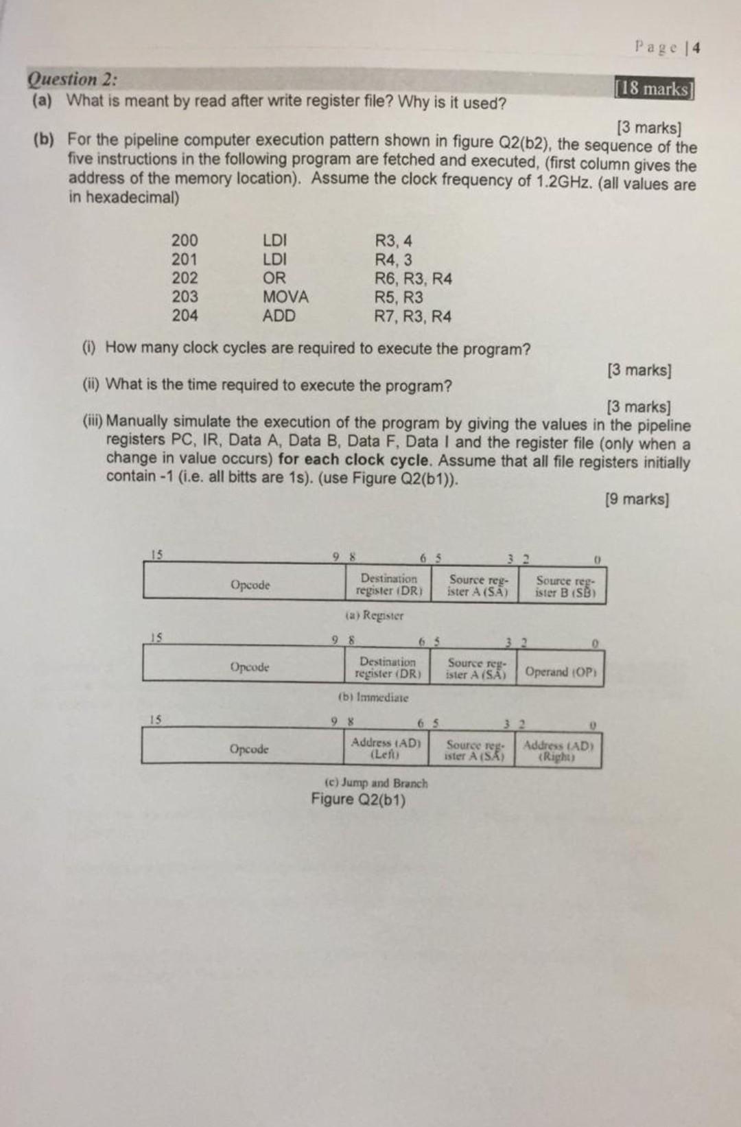 Solved Page 14 Question 2: [18 marks] (a) What is meant by | Chegg.com