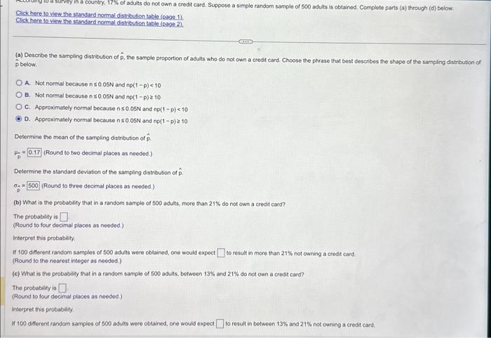 Solved Click here to viow the standard normal distribution | Chegg.com