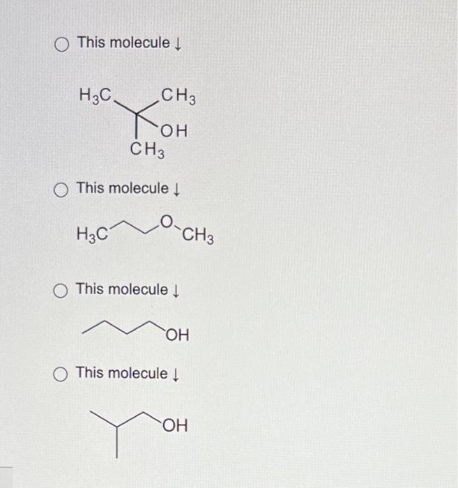 Solved Which isomer of C4H10O would have four signals in its | Chegg.com