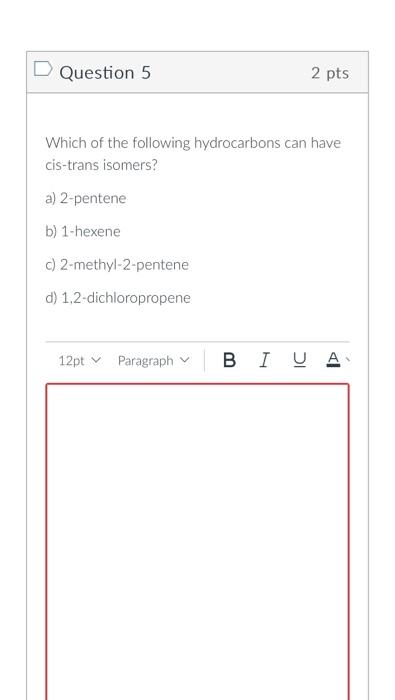 Solved Hand draw or use ChemSketch or ChemDraw software to | Chegg.com