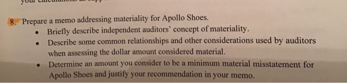 Solved if anyone knows the apollo shoes case can someone | Chegg.com