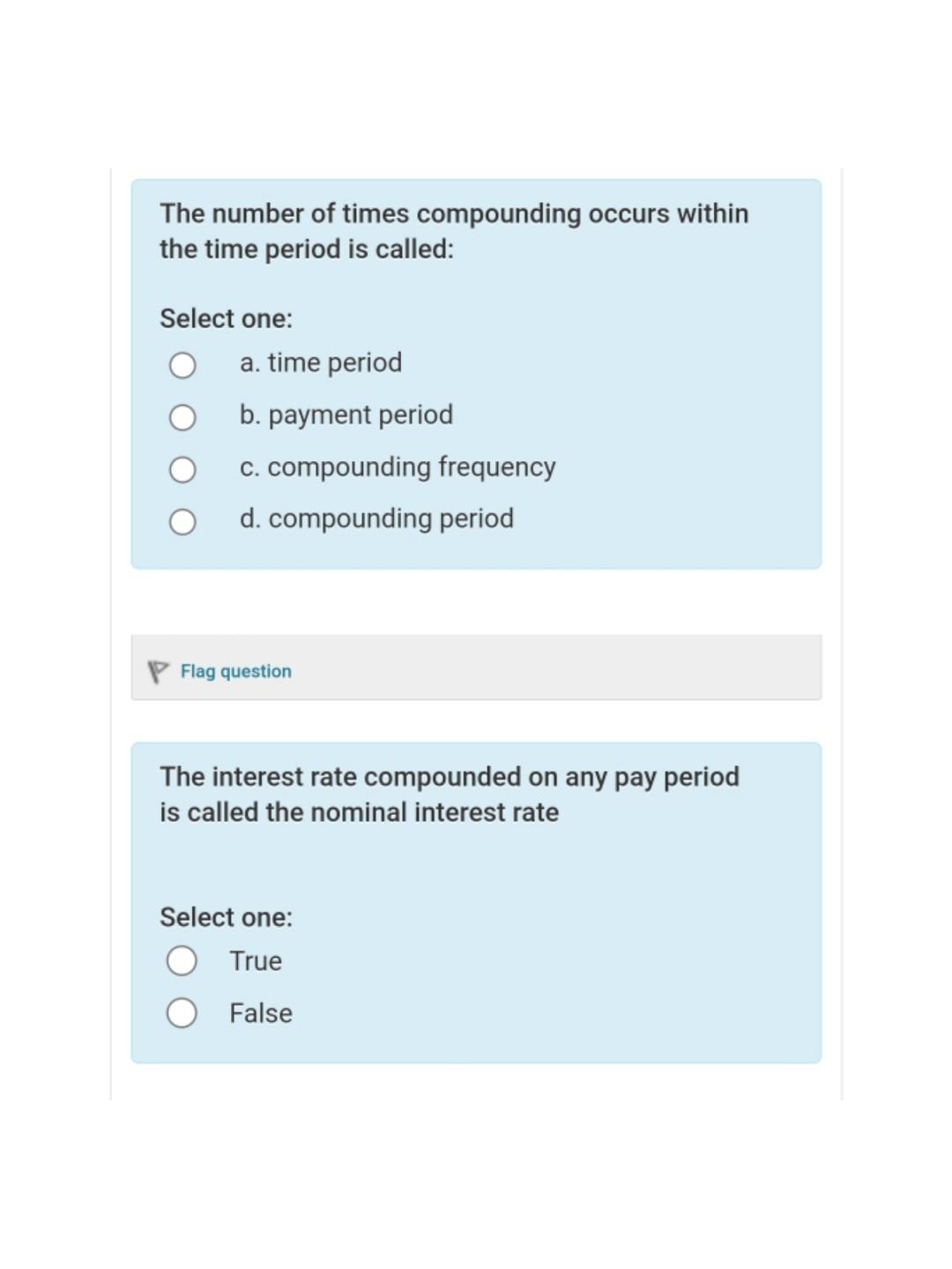 Solved The number of times compounding occurs within the | Chegg.com