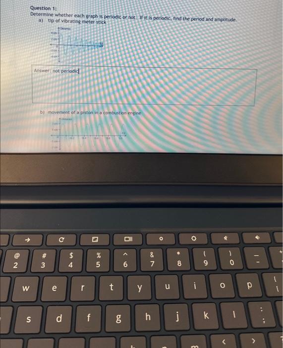 Solved Question 1: Determine whether each graph is periodic | Chegg.com
