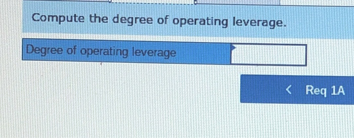 Solved Exercise 6-15 Operating Leverage [LO6-1, LO6-8] Magic | Chegg.com
