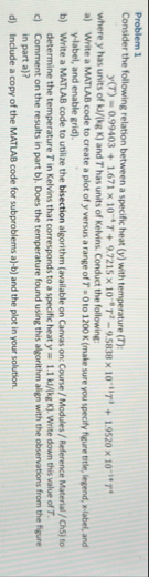 Solved Problem 1Consider the following relation between a | Chegg.com