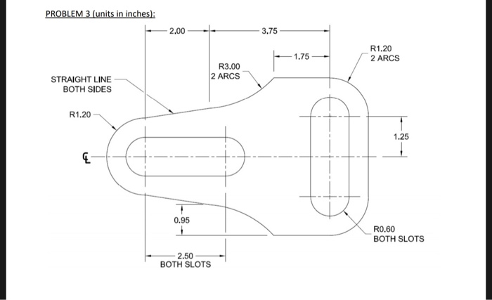 Solved HOMEWORK #7: FIGURES IN AUTOCAD Instructions • Draw | Chegg.com