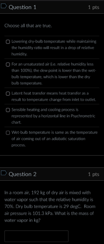 Solved Question 11 ﻿ptsChoose all that are true.Lowering | Chegg.com