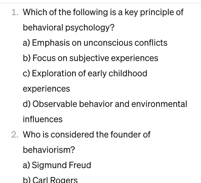 Solved Which of the following is a key principle of | Chegg.com