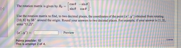 Solved The rotation matrix is given by Ro cos 8-sin sin cos | Chegg.com