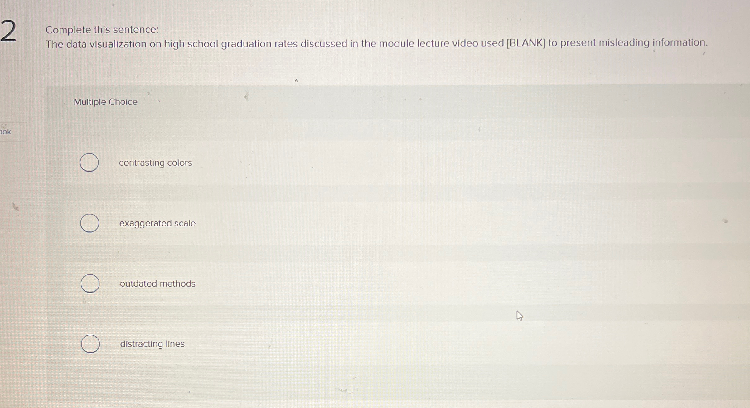 Solved Complete this sentence:The data visualization on high | Chegg.com