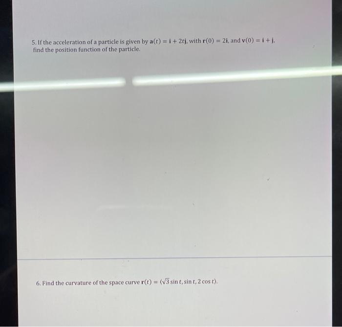 Solved plz answer question number 5 and 6 in a neat manner | Chegg.com