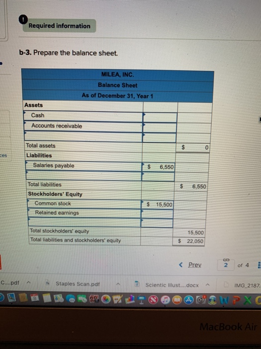 Solved Required information Exercise 2-3A Effect of accruals | Chegg.com