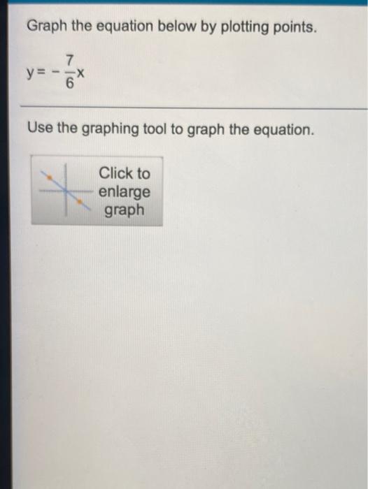 Solved Graph the equation below by plotting points. 4x - y = | Chegg.com