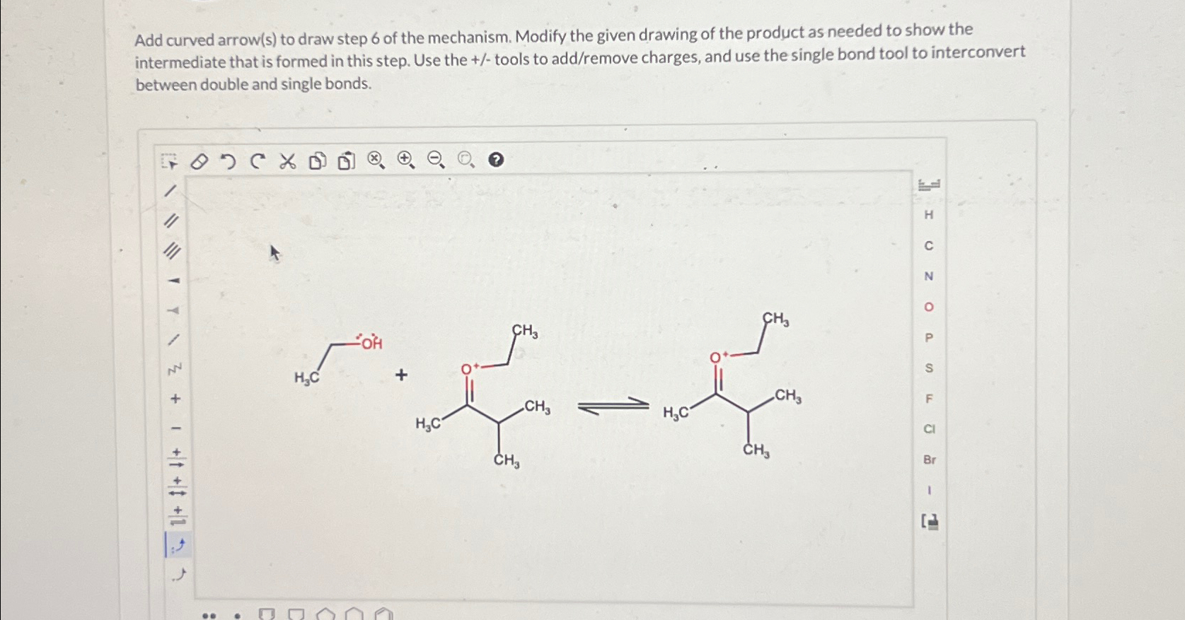 Solved Add curved arrow(s) ﻿to draw step 6 ﻿of the | Chegg.com