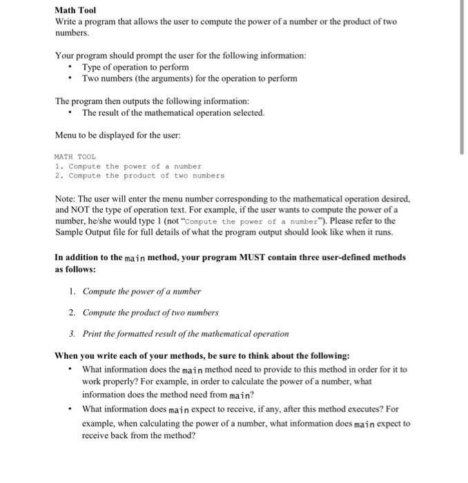 Solved Instructions • Compile and execute your program to | Chegg.com