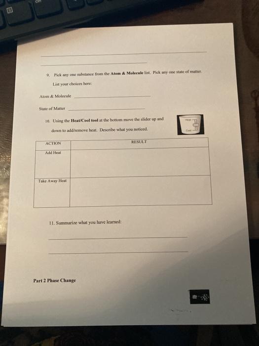 Name States of Matter Lab In this activity you will | Chegg.com