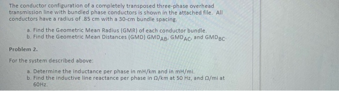 Solved The conductor configuration of a completely | Chegg.com