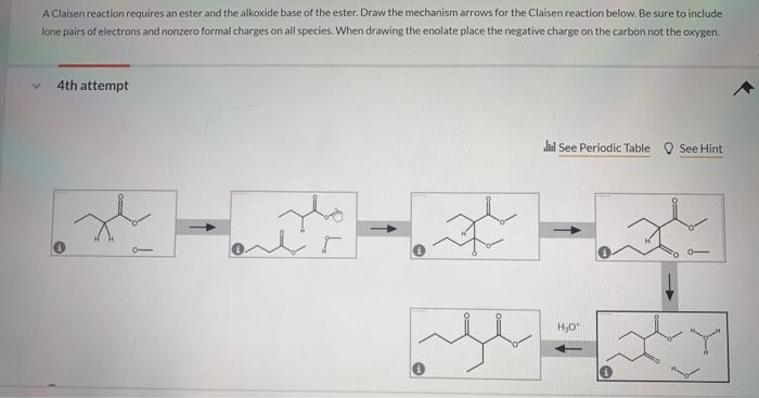 Solved A Claisen reaction requires an ester and the alkoxide | Chegg.com