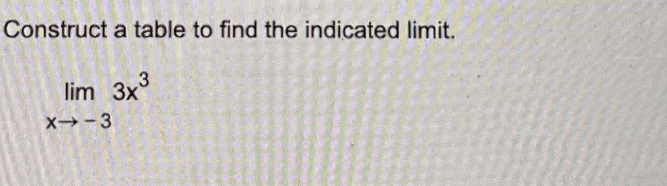 Solved Construct a table to find the indicated | Chegg.com