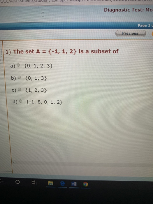 Solved GCC/Assessments/Stuurtestraper v1.USPA R DOODPD | Chegg.com