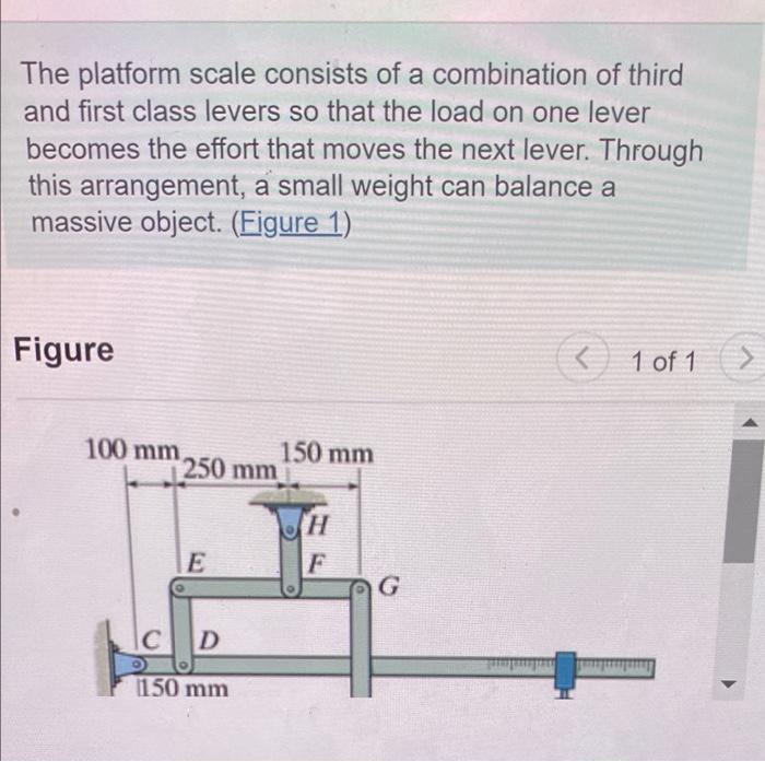 Solved The platform scale consists of a combination of third | Chegg.com
