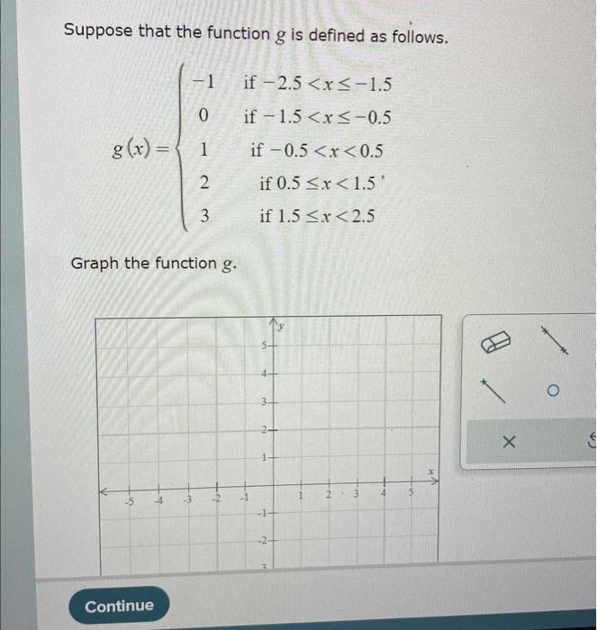 Solved Suppose that the function g is defined as follows. | Chegg.com