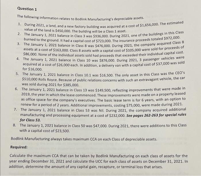 Solved Question 1 a The following information relates to | Chegg.com