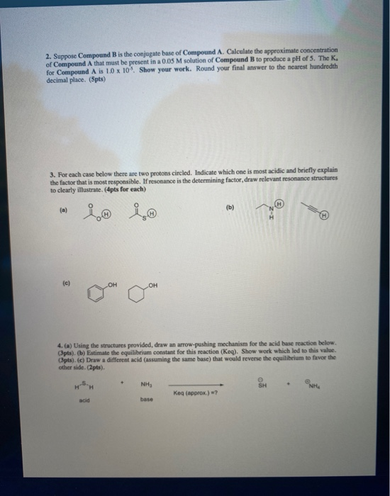 Solved CHEM 205 Worksheet (WS2) 52 Points Total Key Toples: | Chegg.com