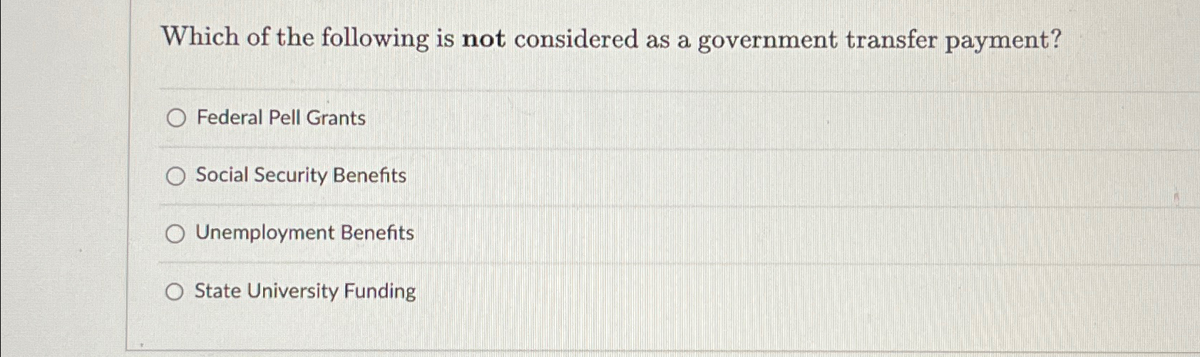 Solved Which of the following is not considered as a | Chegg.com