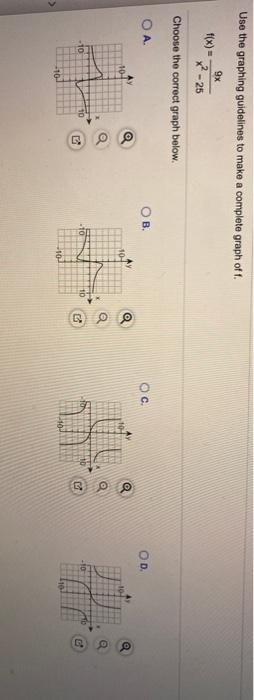 Solved Use the graphing guidelines to make a complete graph | Chegg.com
