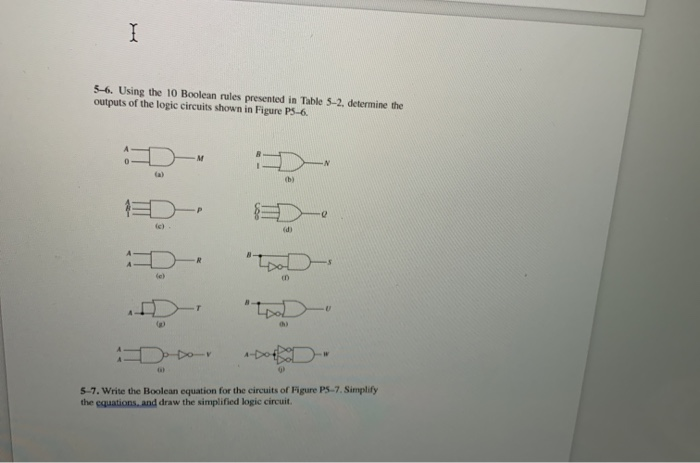 Solved Boolean Algebra Do the following problems: Section | Chegg.com