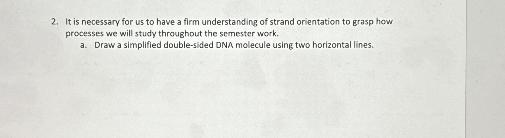 Solved It is necessary for us to have a firm understanding | Chegg.com