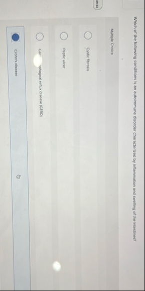 Solved Which of the following conditions is an autoimmune | Chegg.com
