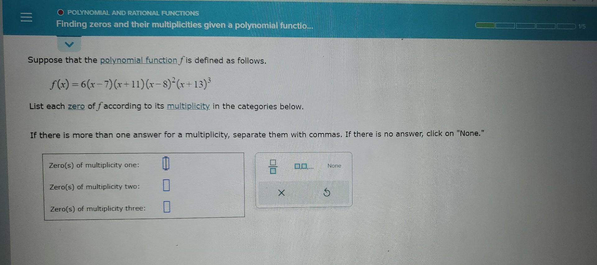 Solved Suppose that the polynomial function f is defined as | Chegg.com