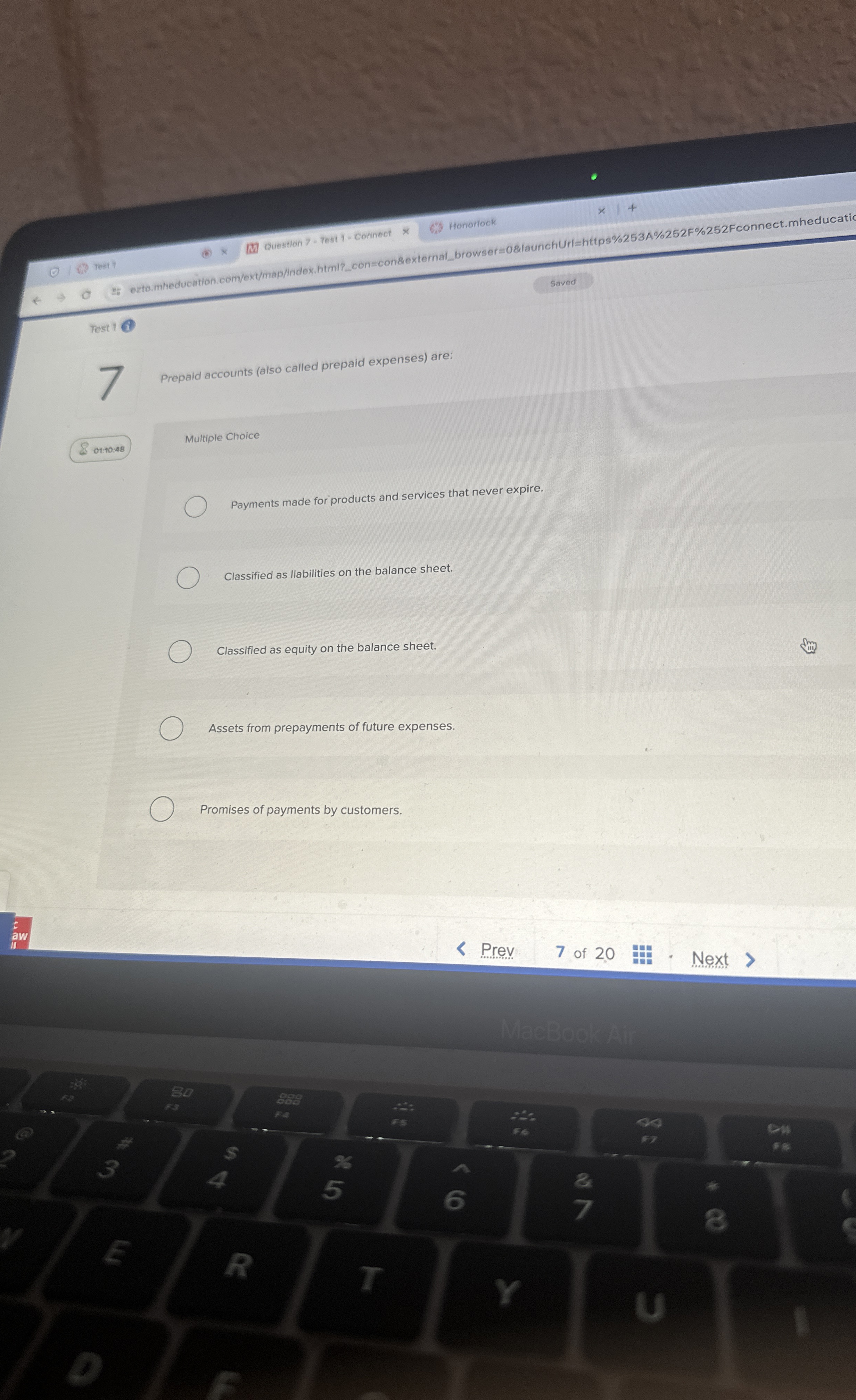 Solved 7Prepaid accounts (also called prepaid expenses) | Chegg.com